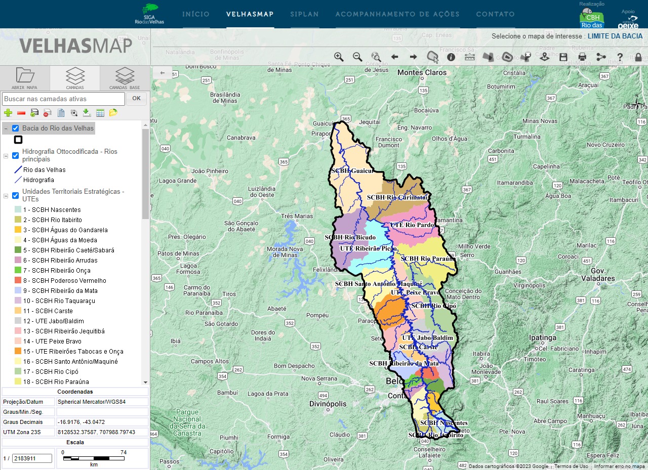 SIGA Rio das Velhas é atualizado e pode ser acessado por qualquer dispositivo - CBH Rio das ...